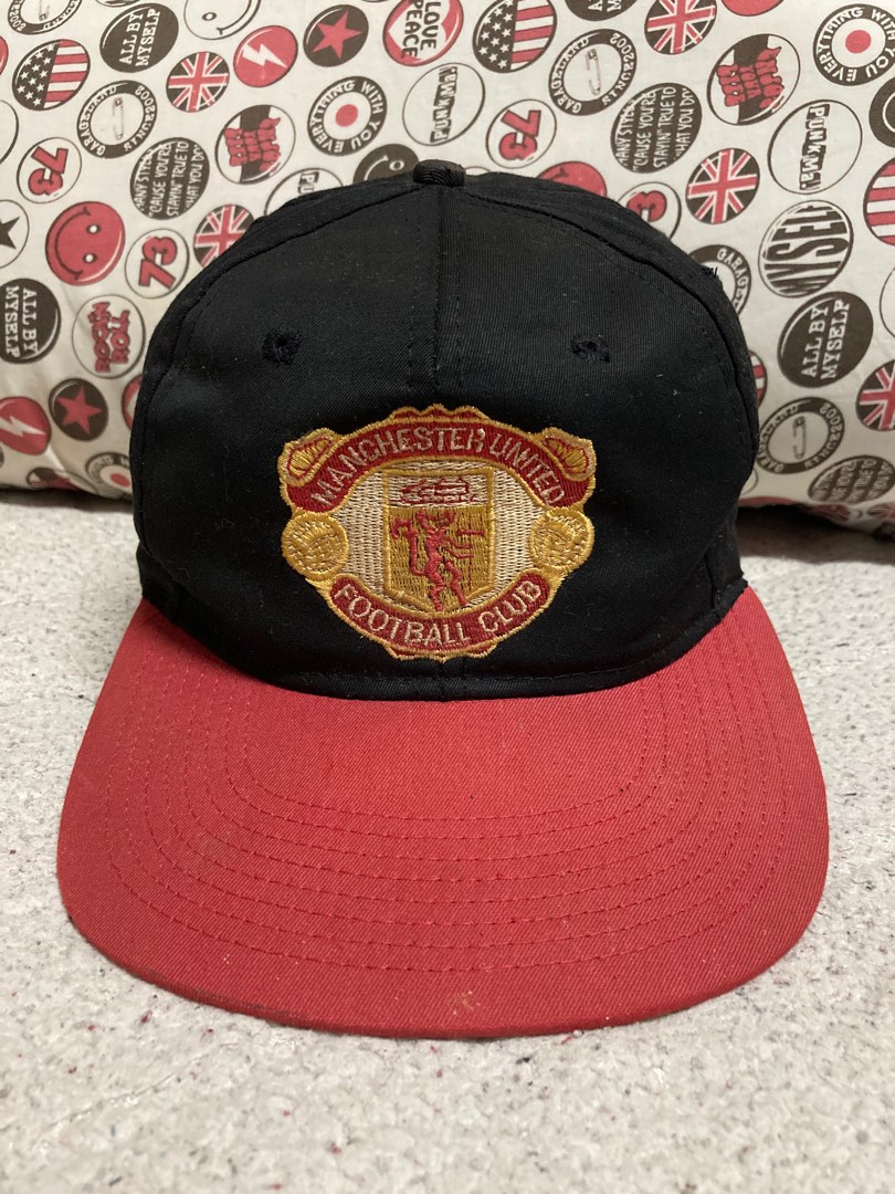 Vintage 90s Manchester United Sharp Malaysia cap, Men's Fashion ...
