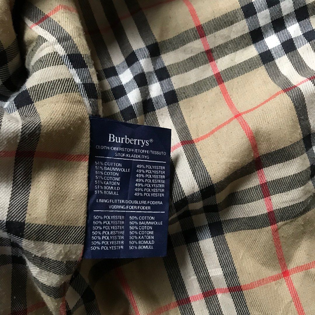 VINTAGE BURBERRYS MADE IN ENGLAND TRENCH COAT, Men's Fashion, Coats ...