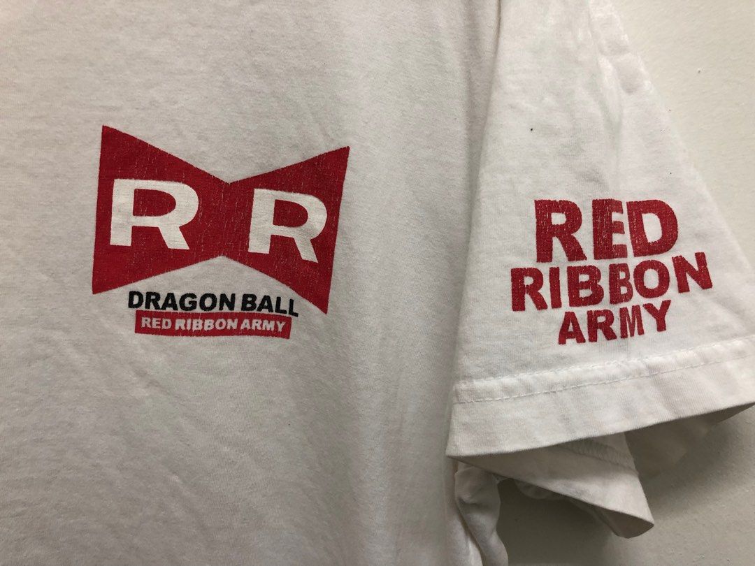 VINTAGE DRAGON BALL RED RIBBON ARMY ANIME TEE, Men's Fashion, Tops ...