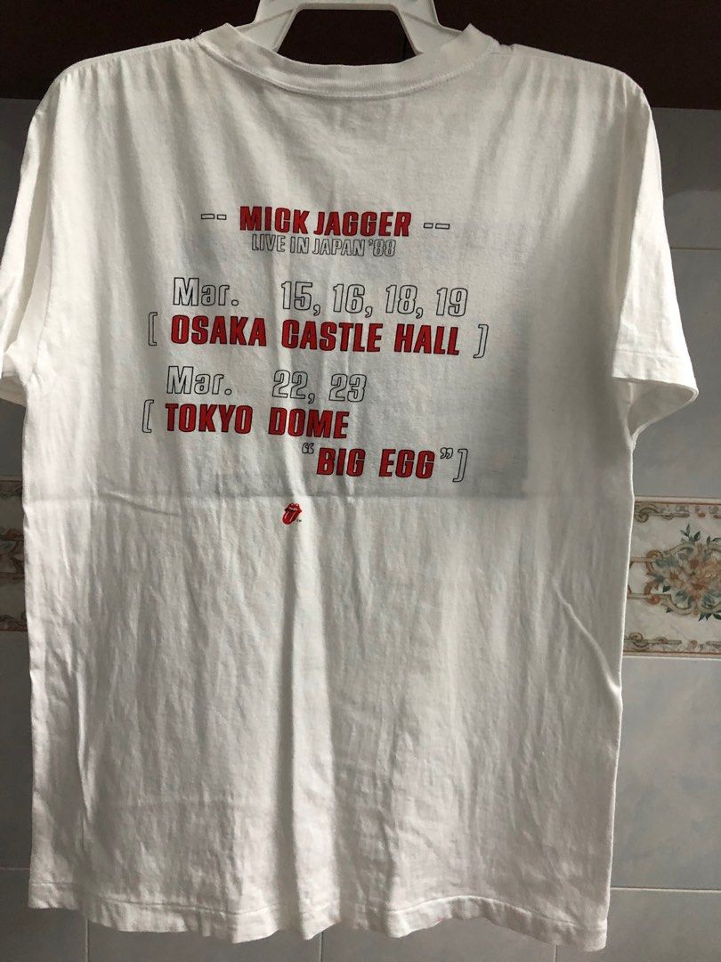 Vintage MICK JAGGER, Men's Fashion, Tops & Sets, Tshirts & Polo Shirts ...