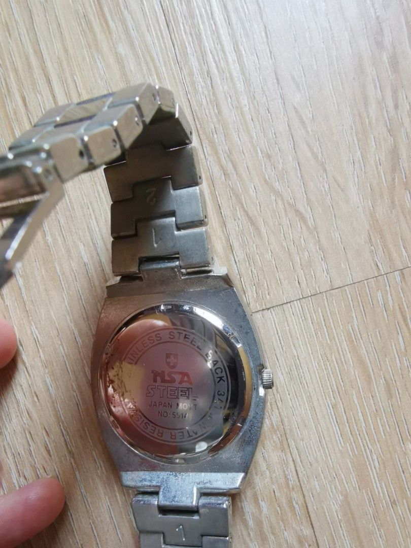 Vintage NSA Steel Watch, Men's Fashion, Watches & Accessories, Watches ...