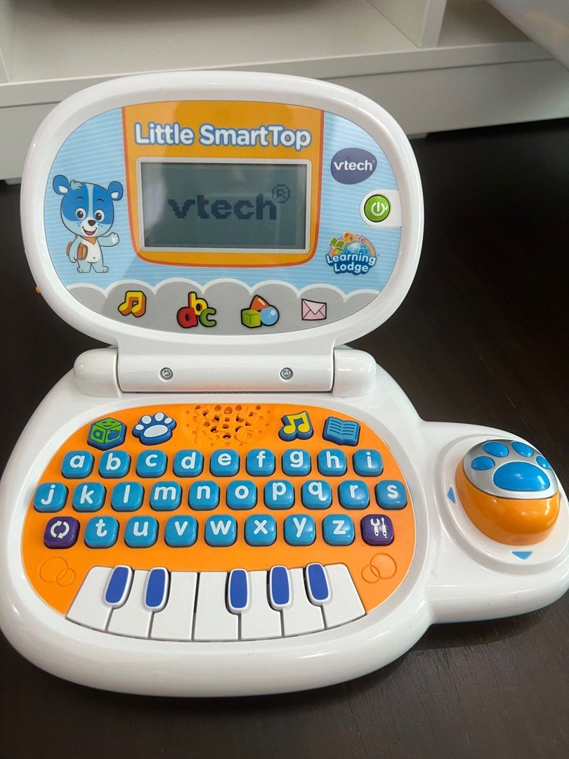 Vtech laptop with mouse, Babies & Kids, Infant Playtime on Carousell