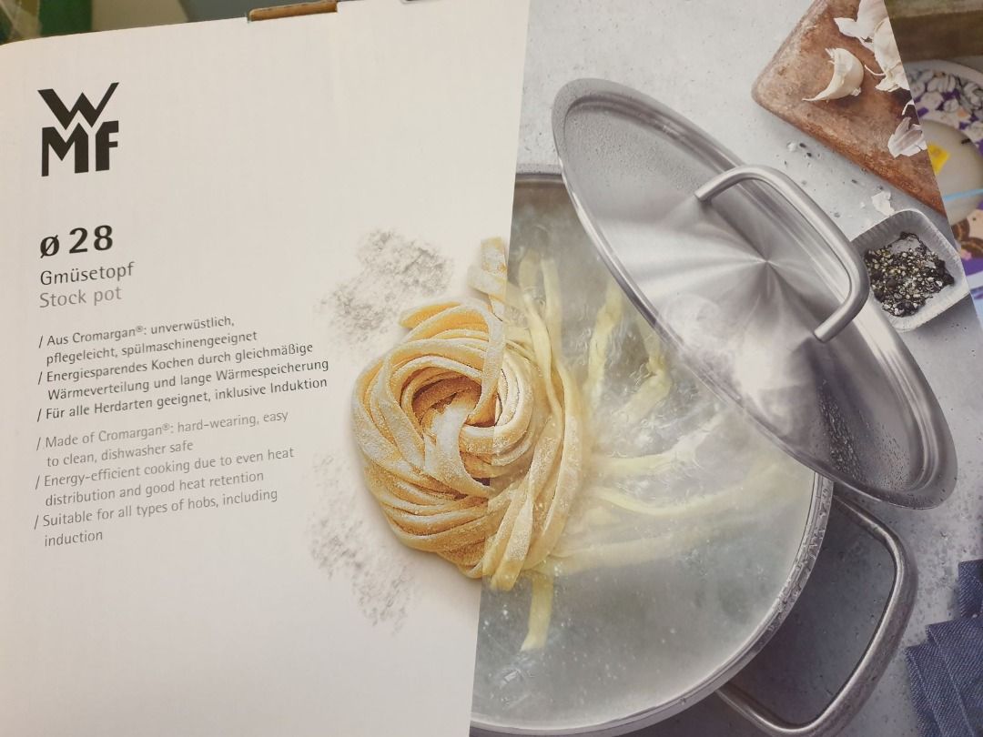 WMF Stock Pot 28 cm, Furniture & Home Living, Kitchenware & Tableware ...