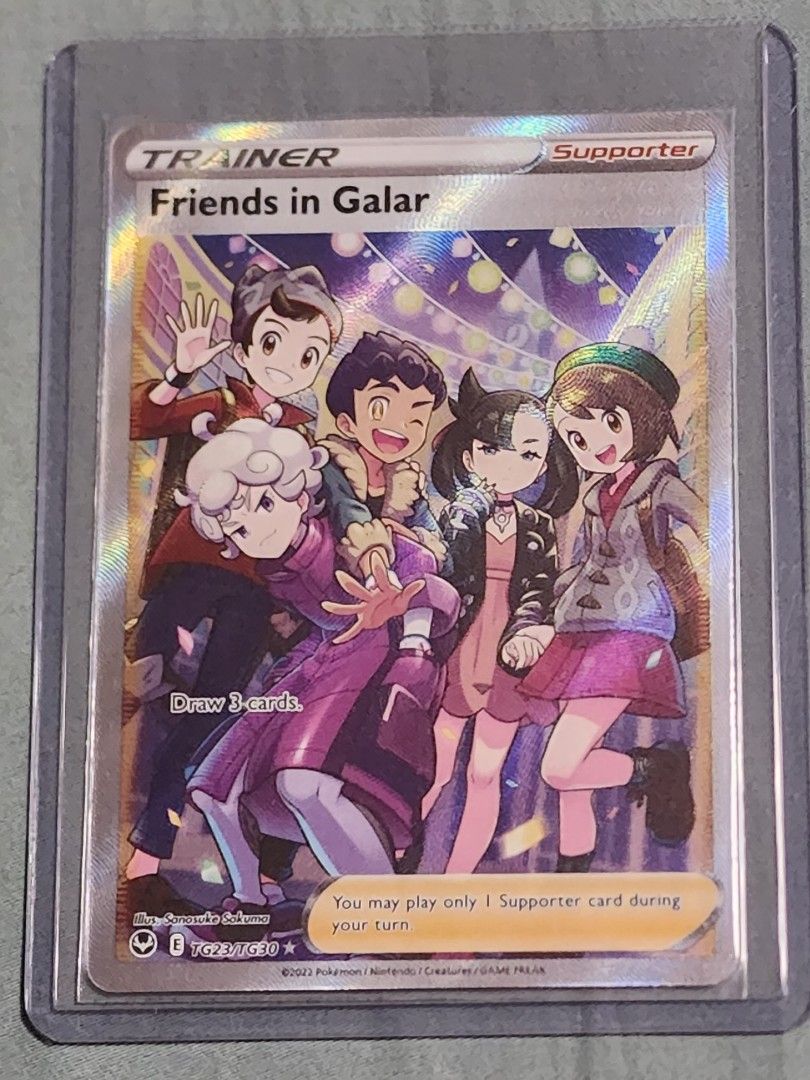Wts Friends in galar pokemon full art trainer, Hobbies & Toys, Toys ...