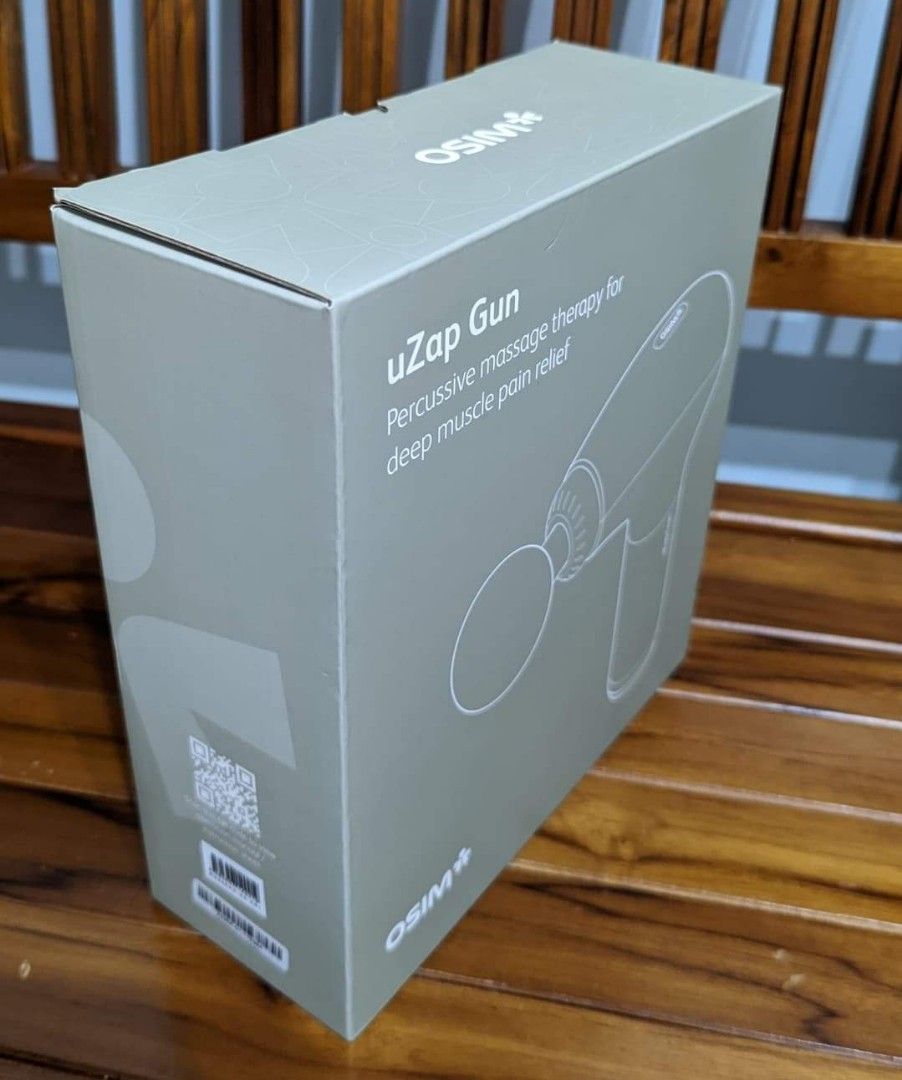 [WTS] Osim uZap Gun Percussive Massage Gun, Health & Nutrition, Massage ...