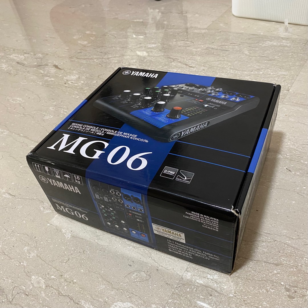 Yamaha MG06 mixing console, Audio, Other Audio Equipment on Carousell