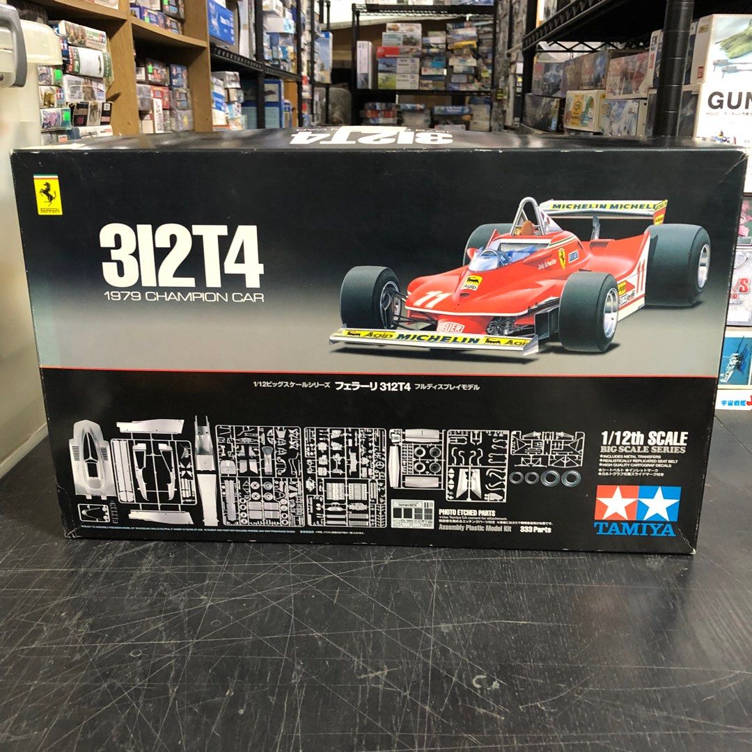 1/12 Tamiya Ferrari 312T4 1979 Champion Car Model Kit, Hobbies & Toys ...