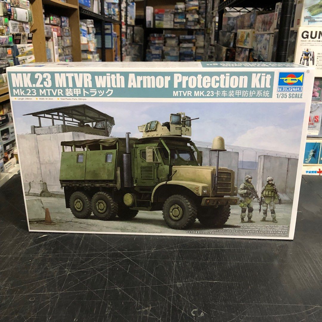 1/35 Trumpeter MK.23 MTVR w/ Armor Protection Kit Model Kit, Hobbies ...