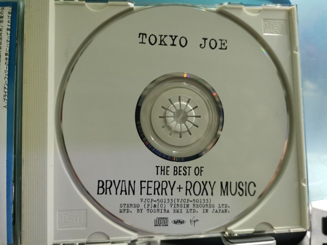 (日本版)1997...Tokyo Joe The Best of Bryan Ferry & Roxy Music, 興趣及遊戲, 音樂 ...