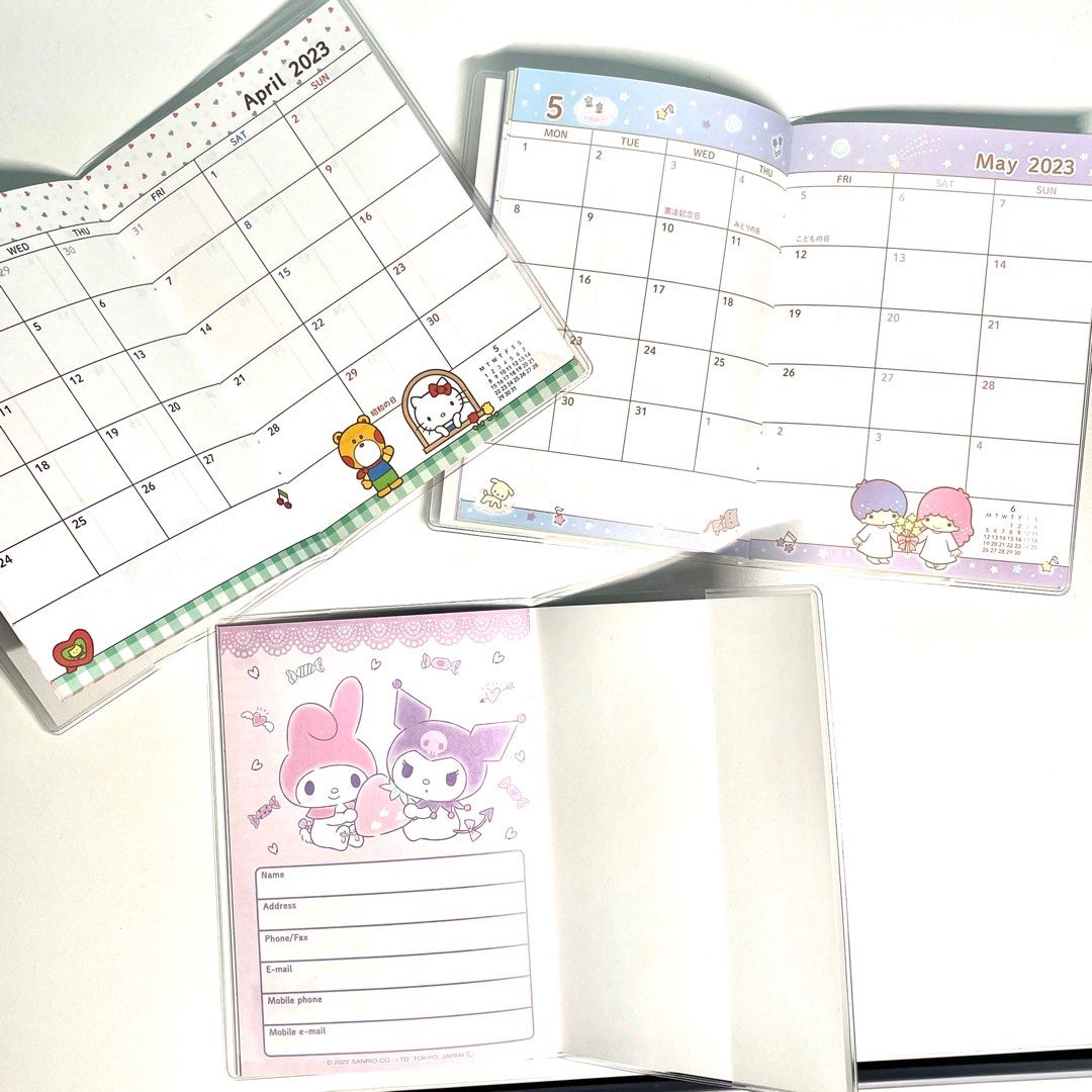 2023 Sanrio Diary from Japan. Hello Kitty, Hobbies & Toys, Stationery ...