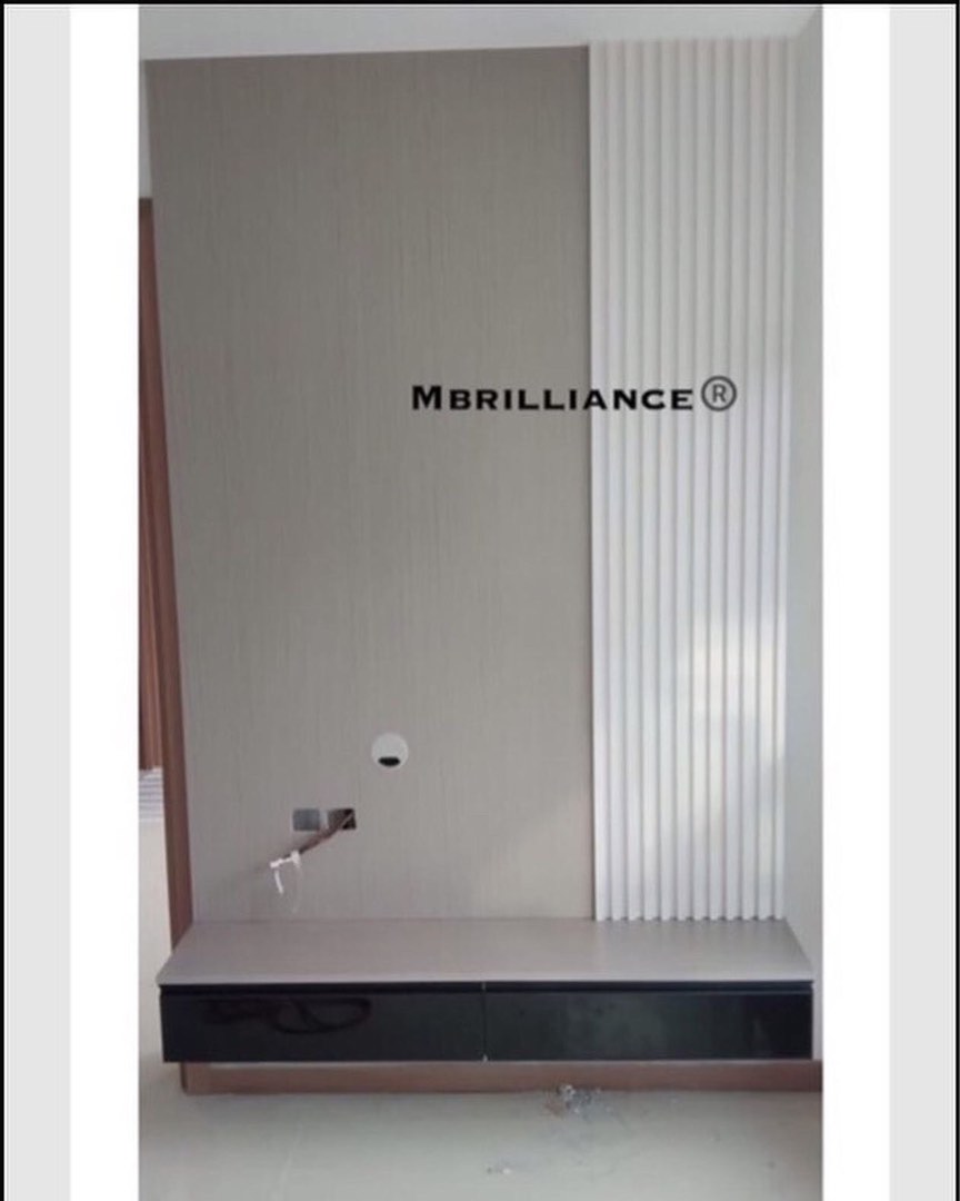 5ft tv console with fluted panel, Furniture & Home Living, Furniture ...