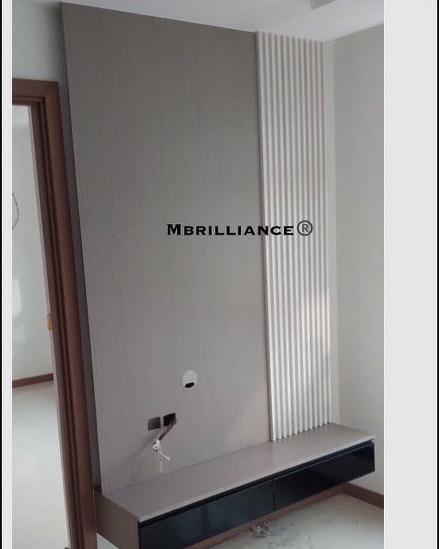 5ft tv console with fluted panel, Furniture & Home Living, Furniture ...