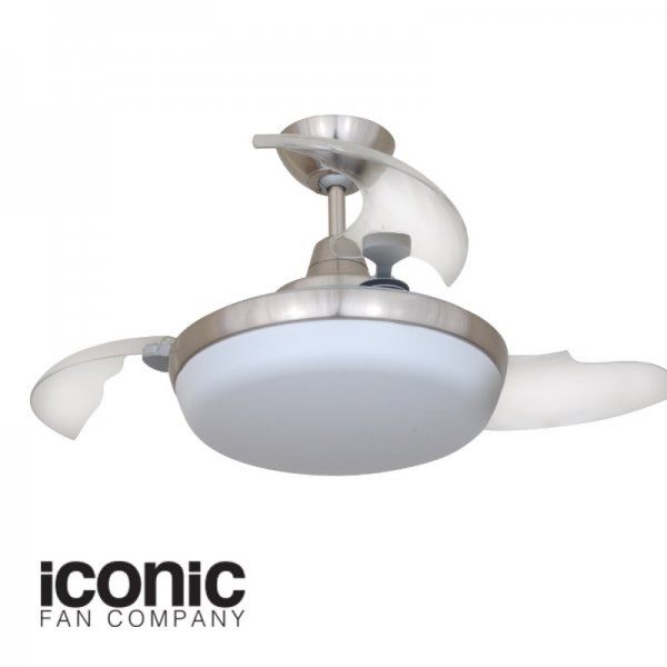 風扇燈 Iconic LED 風扇燈, 傢俬＆家居, 燈飾及風扇, 風扇 - Carousell
