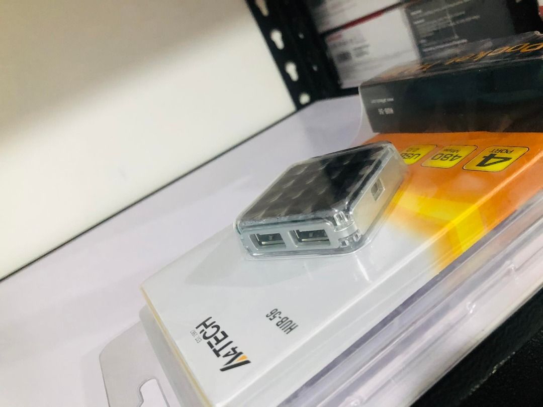 A4tech 4 Port HUB-56 Pocket Hub Black USB 2.0, Computers & Tech, Parts ...