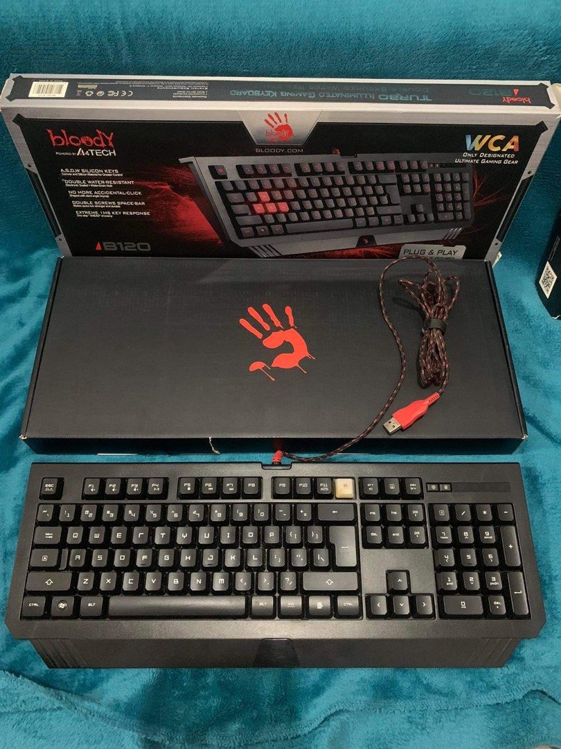 A4Tech keyboard B120, Computers & Tech, Parts & Accessories, Computer Keyboard on Carousell