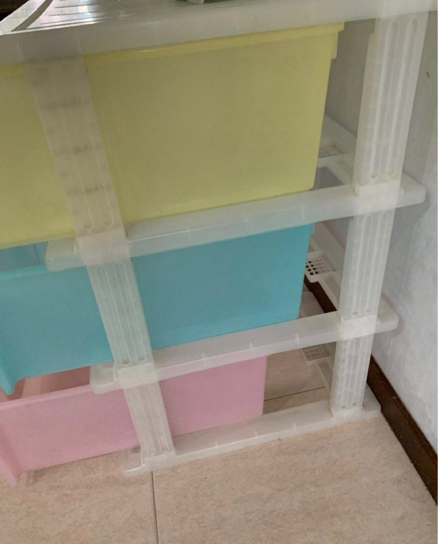 Algo Compact Stocker/ Storage 3-Tier with 4 wheels, Furniture & Home ...