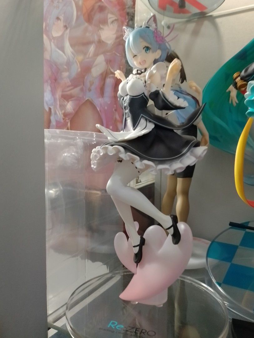 ALPHA x OMEGA Re:Zero -Starting Life in Another World- Rem Nekomimi Ver. 1/8 PVC Figure, Hobbies ...