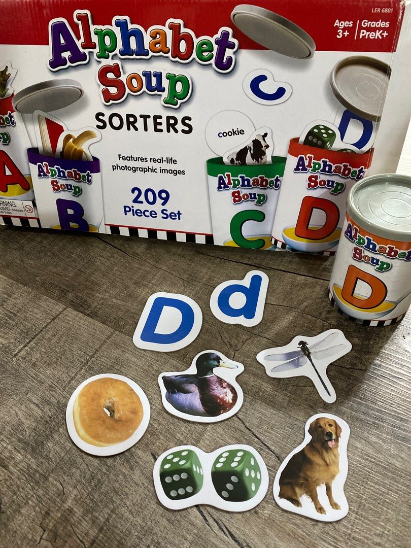Alphabet Soup Sorters by Learning Resources, Hobbies & Toys, Toys ...
