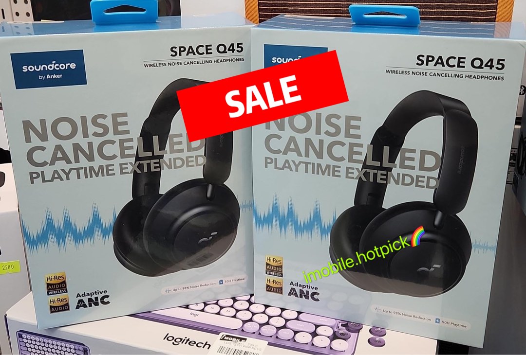 Anker Soundcore Life Q45 Noise Cancelling 😍👉降噪耳機 🔥SALE🔥$699, 音響器材, 頭戴式 ...