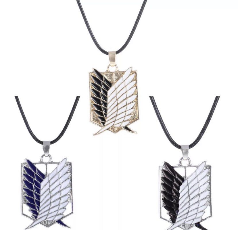 Attack on Titan Necklace Shingeki No Kyojin, Women's Fashion, Jewelry ...