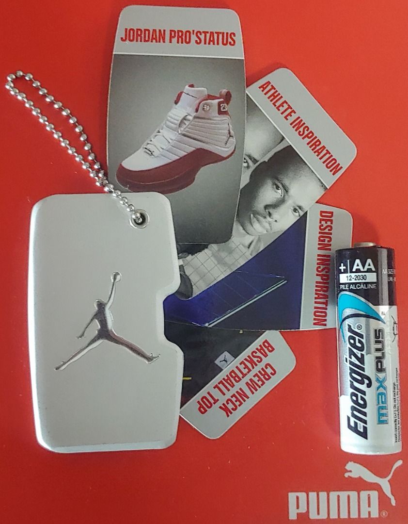 Authentic 2005 Jordan Team Pro Status Jumpman Shoe Tag (Rare), Hobbies ...