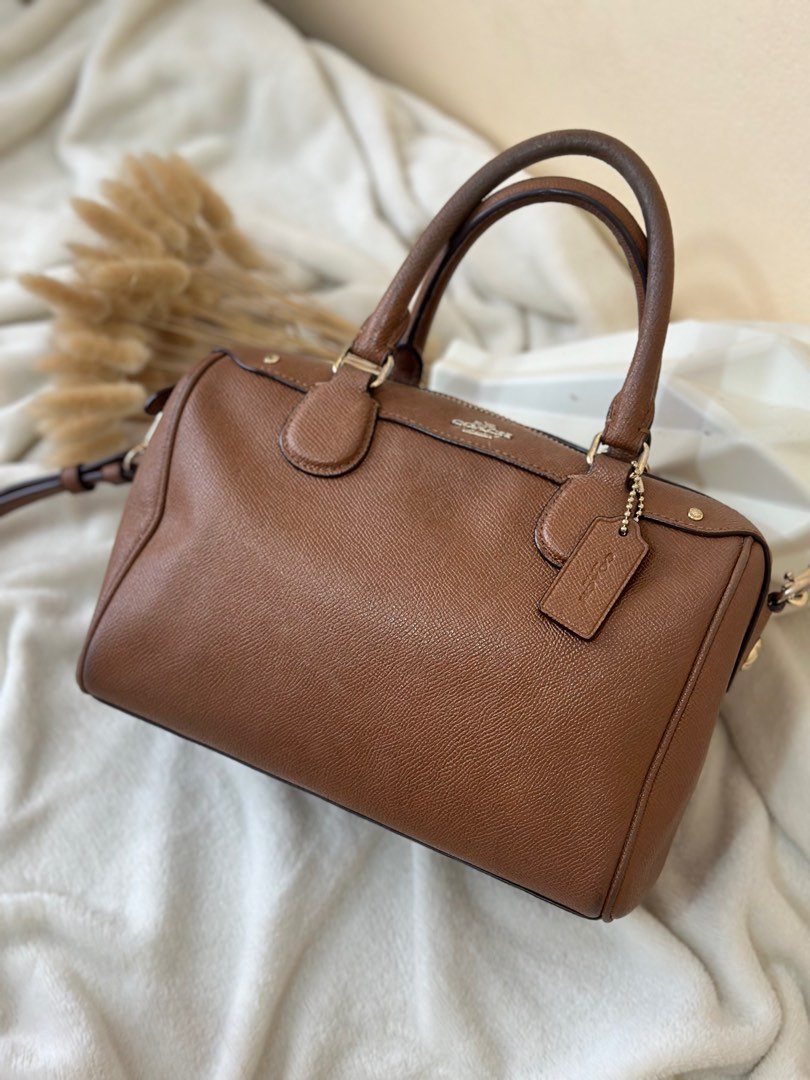 Authentic Coach Toffee Speedy Bag, Luxury, Bags & Wallets on Carousell