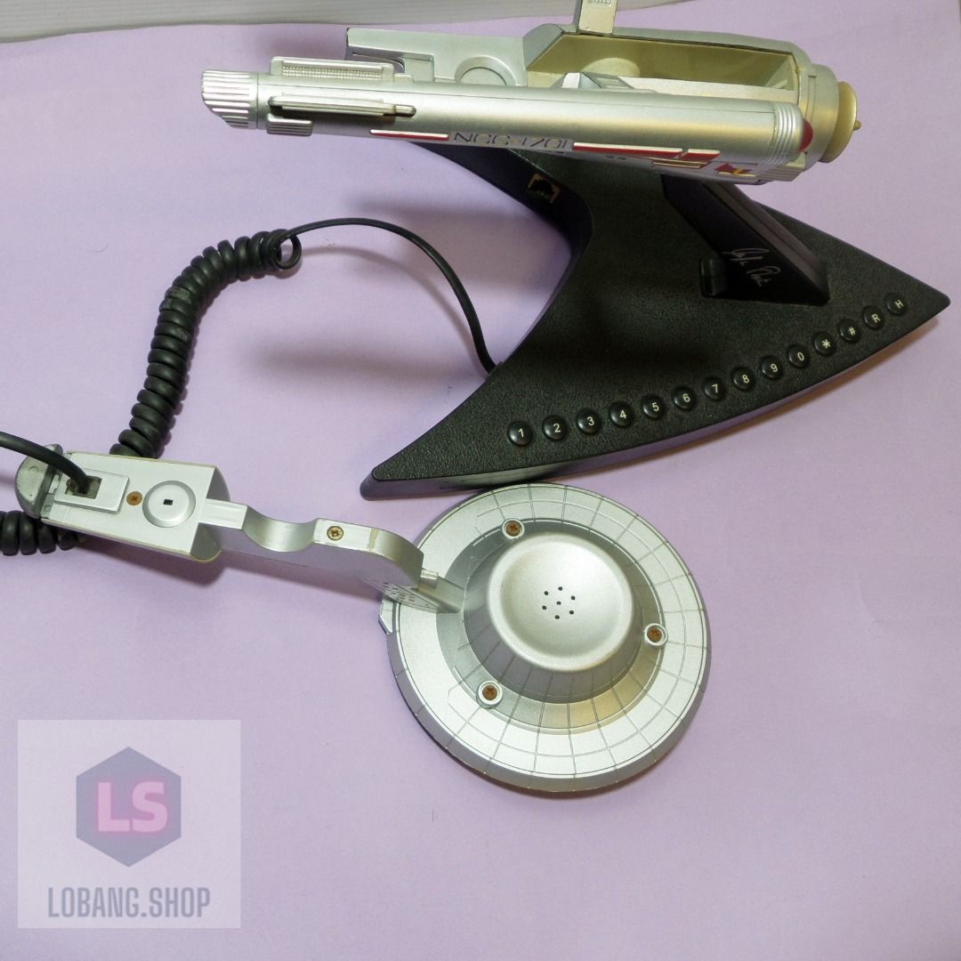 Authentic Vintage StarTrek USS Enterprise NCC-1701 Telephone PSTN ...