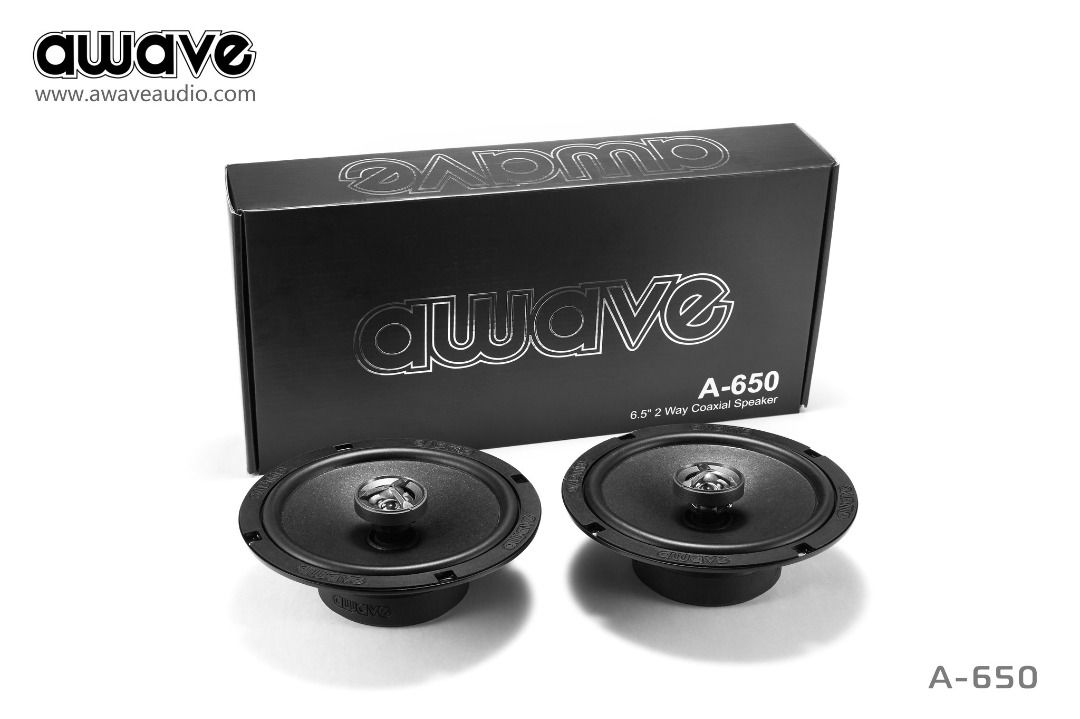 AWAVE A-C650 Component Speakers & A-650 Coaxial Speakers Promotional ...