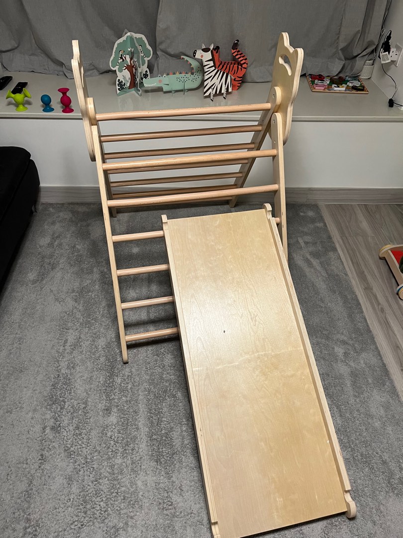 BABY K Pikler Triangle Montessori Climber (2 in 1), 兒童＆孕婦用品, 嬰兒玩具 ...