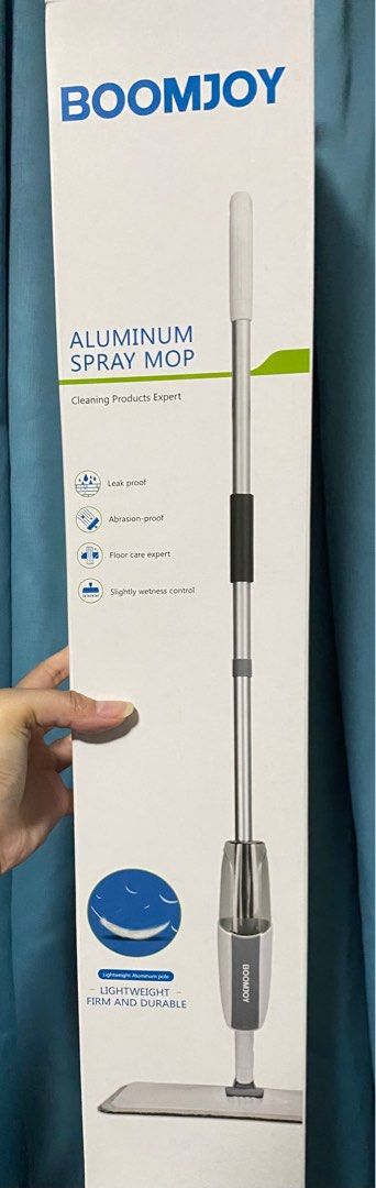 Boomjoy Aluminium spray mop, Furniture & Home Living, Cleaning ...