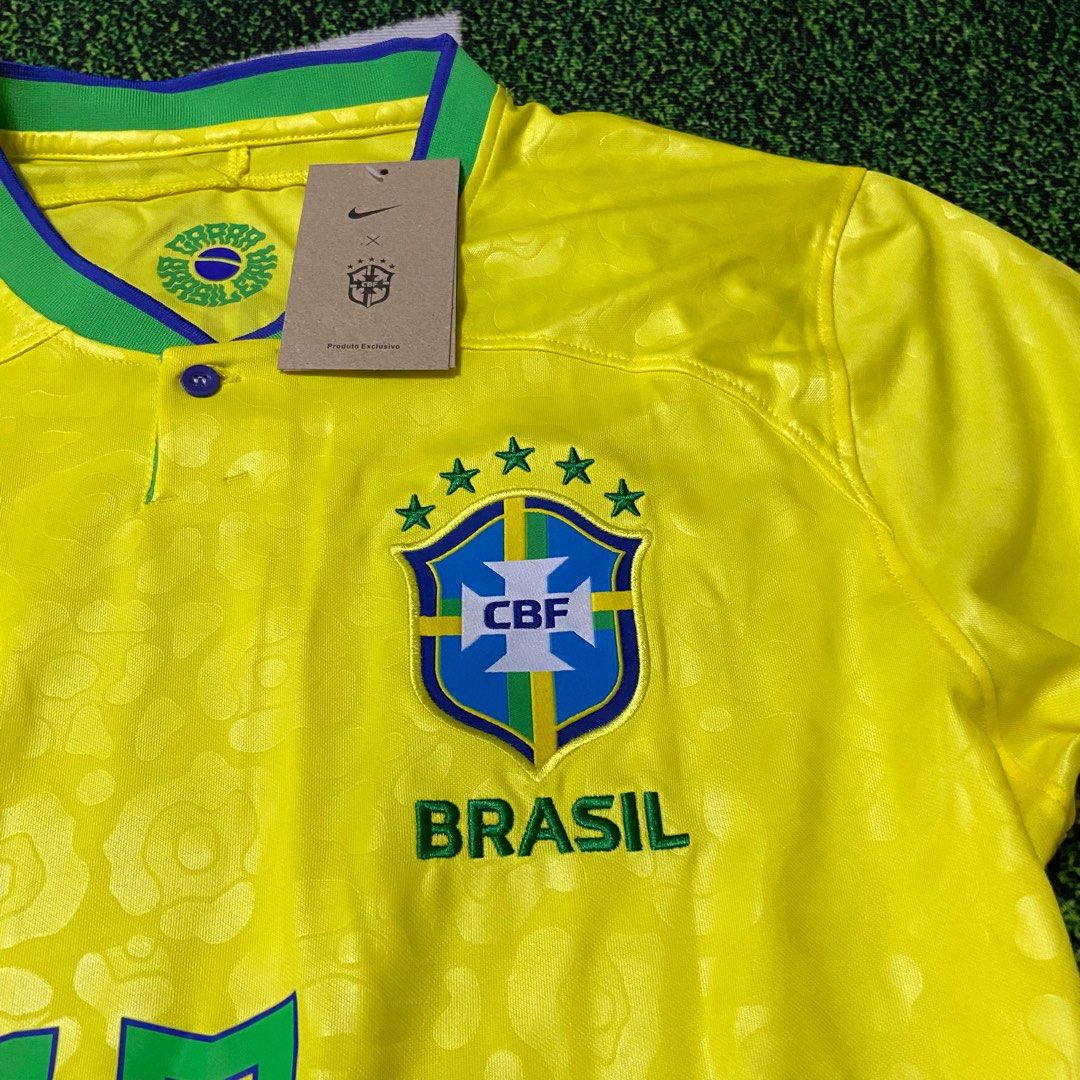 Brazil Home 2022 World Cup Jersey, Men's Fashion, Activewear on Carousell