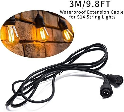 BRTLX Extension Lead 3Meters/9.8Ft Cable with IP65 Water Resistance ...