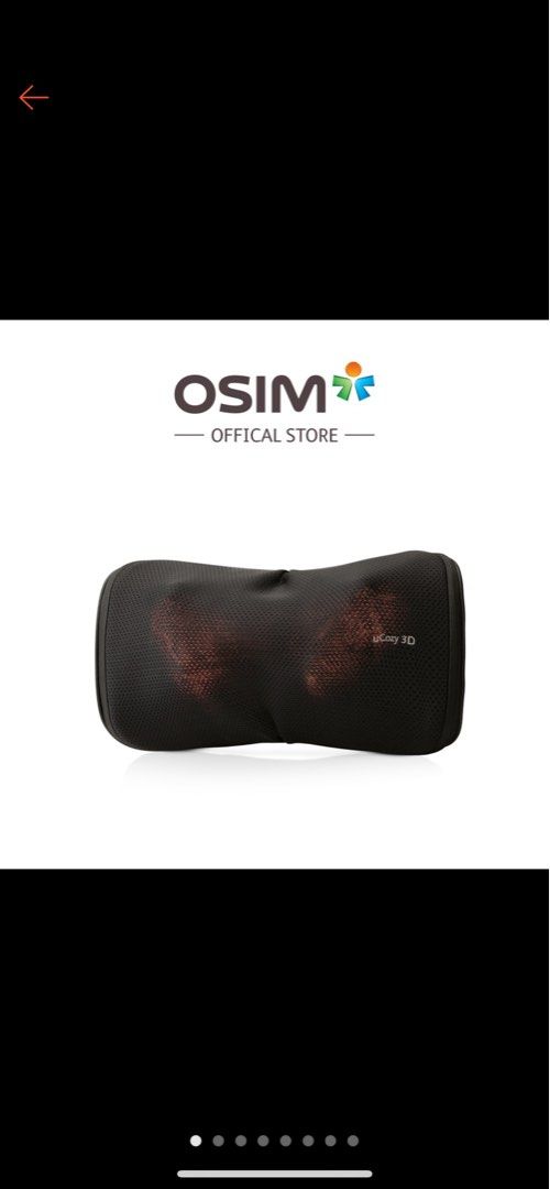 BUNDLE OSIM uCozy 3D and uLumbar Back Massager, Health & Nutrition ...