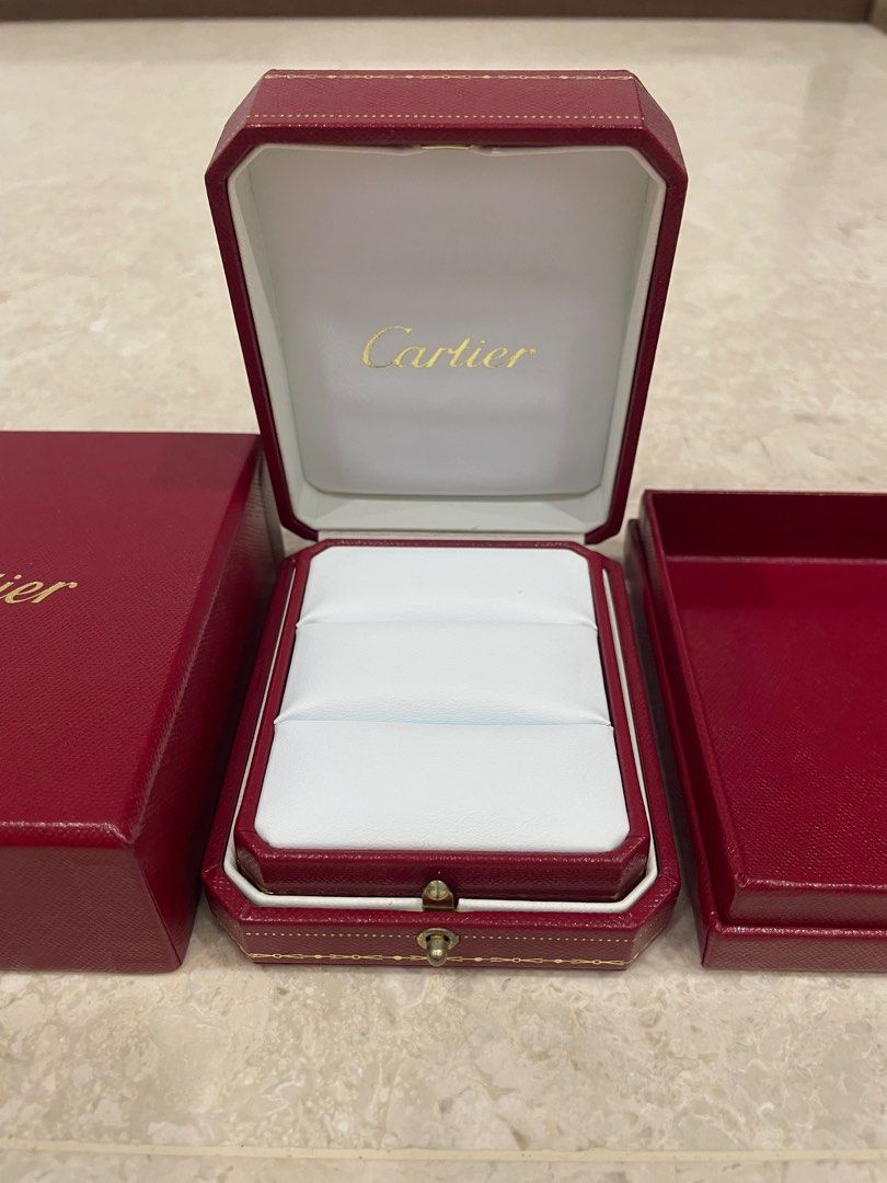 Cartier double ring box, Luxury, Accessories on Carousell