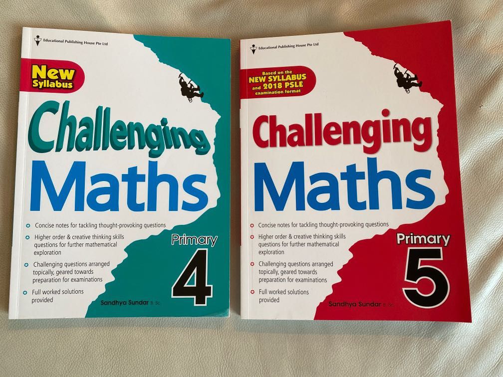 Challenging Maths Primary 4 Primary 5, Hobbies & Toys, Books ...