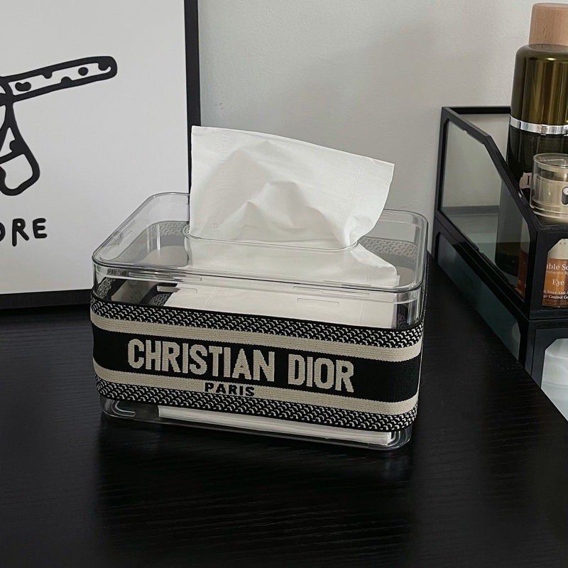 Chloe Label Transparent Tissue Box, Furniture & Home Living, Home Decor ...