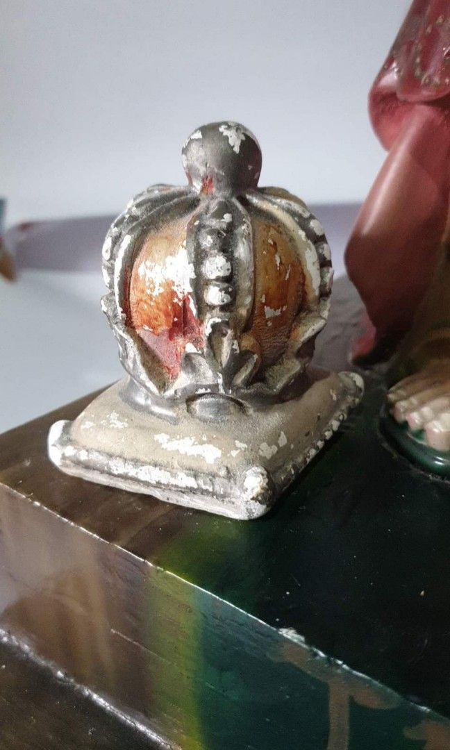 Christ the King / Cristo Rey / Sacred Heart / Jesus wood statue ...
