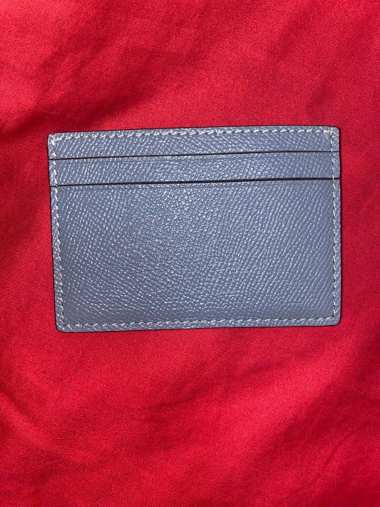 Coach Card Holder (Blue), Women's Fashion, Bags & Wallets, Wallets ...