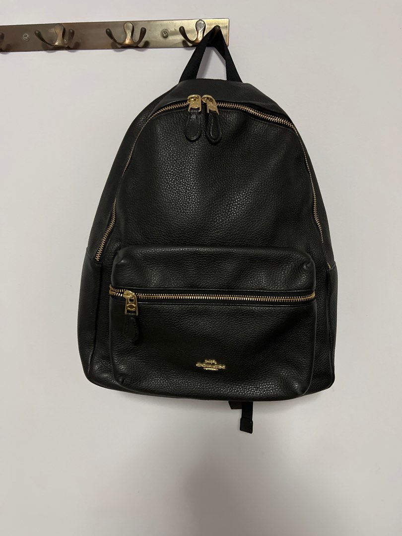 Coach Leather Backpack, Women's Fashion, Bags & Wallets, Backpacks on ...