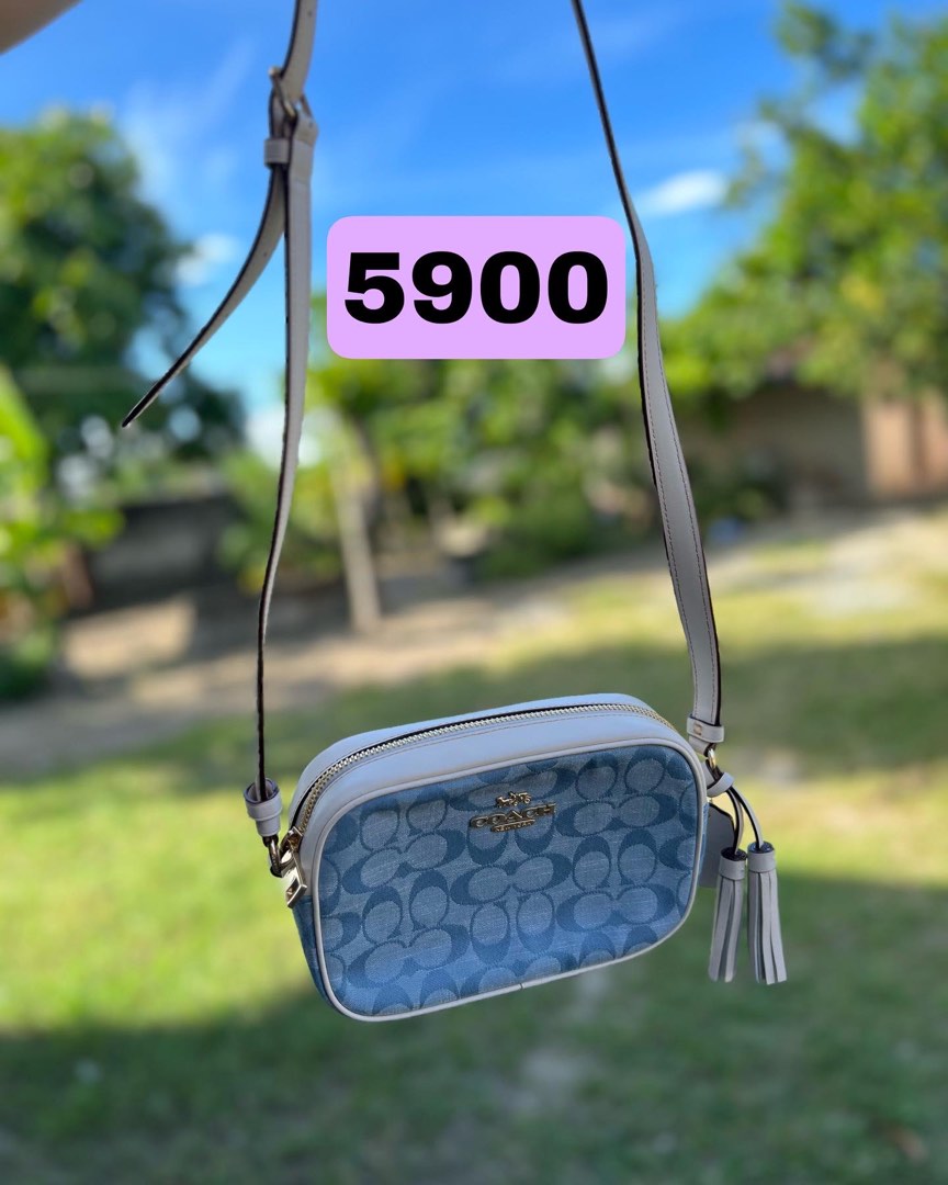Coach Mini Jamie Chambray, Luxury, Bags & Wallets on Carousell