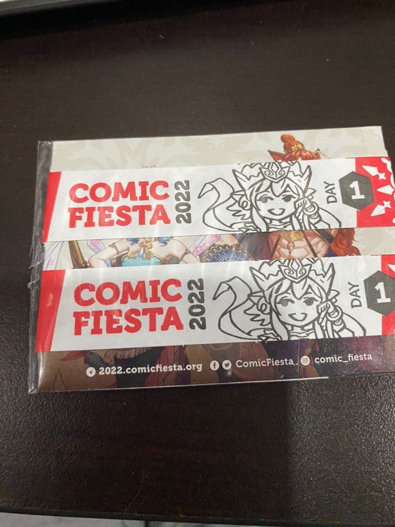 Comic Fiesta Ticket, Hobbies & Toys, Books & Magazines, Comics & Manga ...