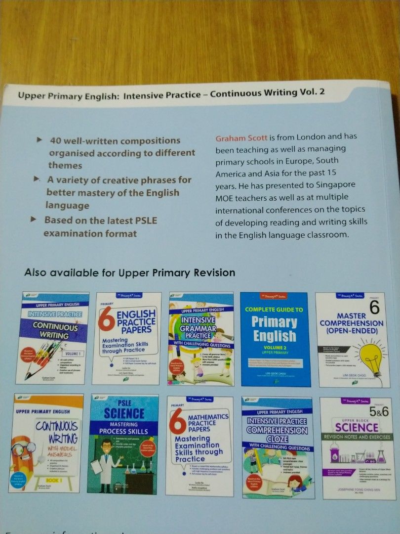 PSLE English Continuous Writing / Upper Primary, Hobbies & Toys, Books ...