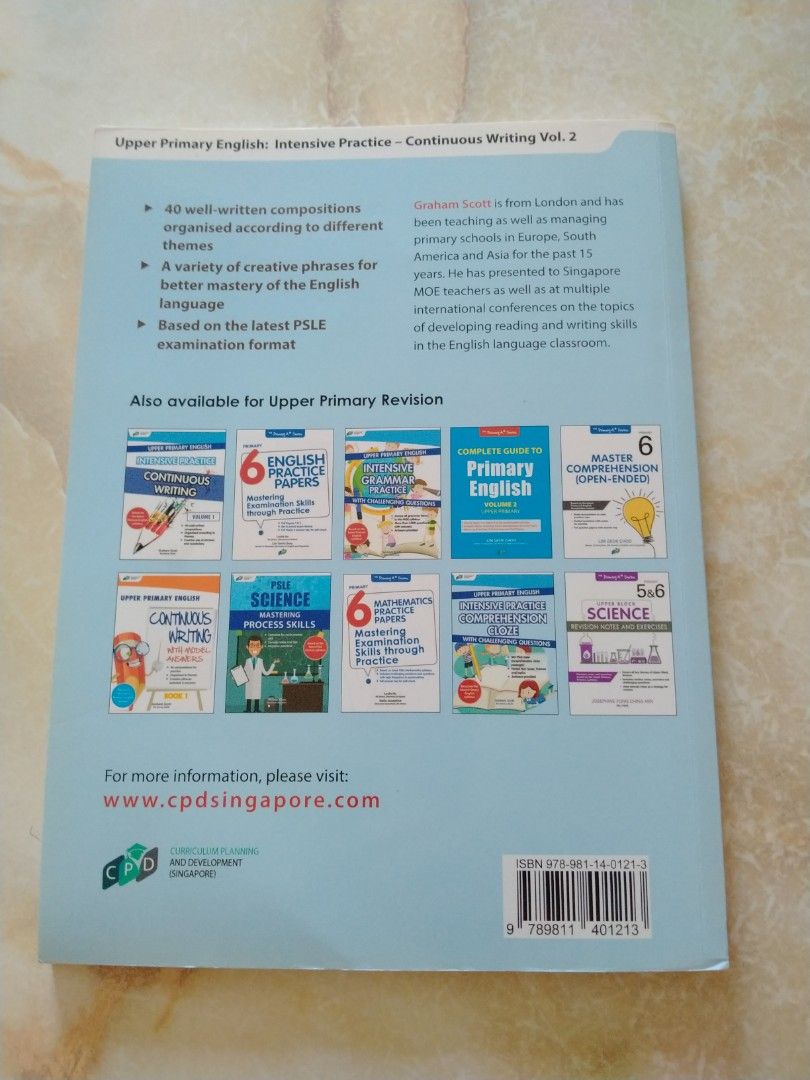 PSLE English Continuous Writing / Upper Primary, Hobbies & Toys, Books ...