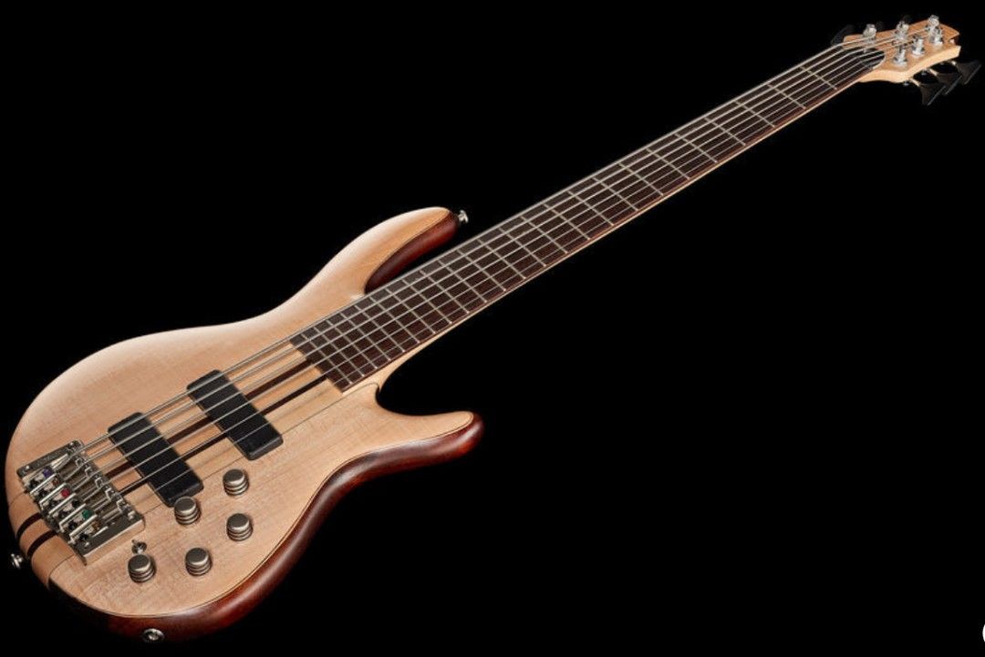 Cort A5 Plus FMMH OPN 5 Strings Bass Guitar, Hobbies & Toys, Music & Media, Musical Instruments ...