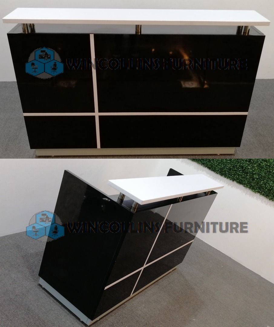 Customized Reception table , reception Counter, reception counter, Furniture & Home Living ...