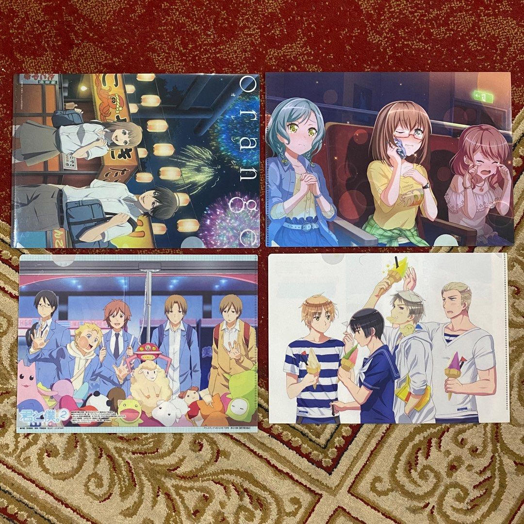 Cute Anime A4 Files, Hobbies & Toys, Stationery & Craft, Stationery ...