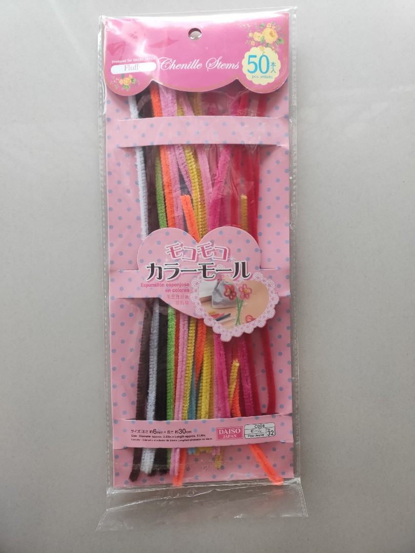 daiso pipe cleaners, Hobbies & Toys, Stationery & Craft, Craft Supplies ...