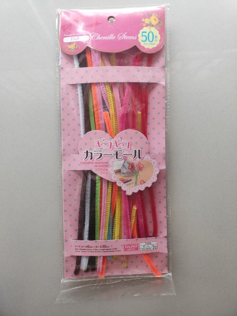 daiso pipe cleaners, Hobbies & Toys, Stationery & Craft, Craft Supplies ...