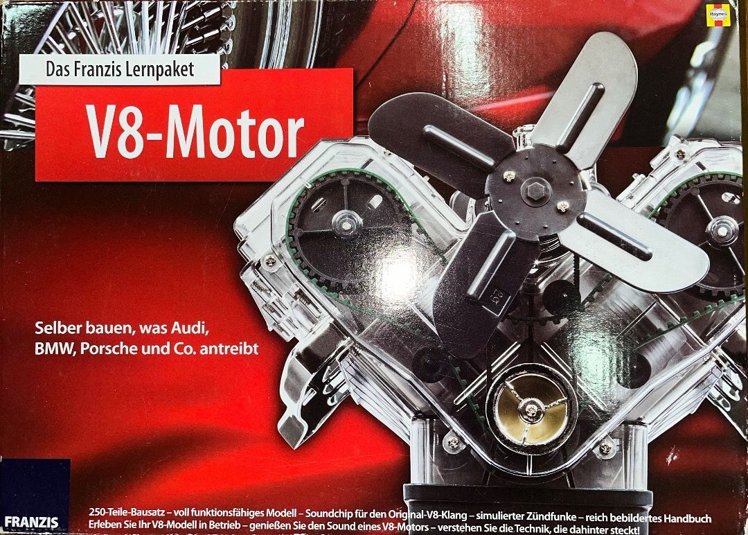 Das Franzis Lernpaket: V8-Motor, Hobbies & Toys, Toys & Games on Carousell