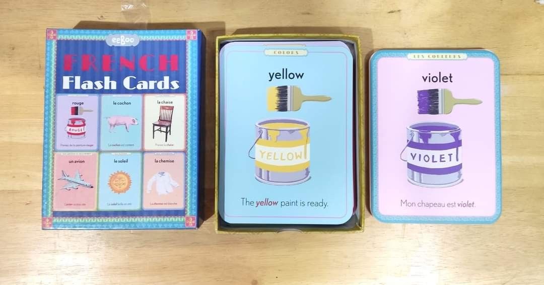 Different languages Flash Cards on Carousell